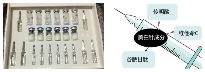 美白针美白前后对比美白大山谷图库